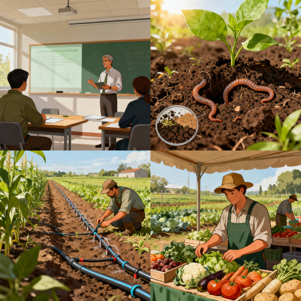 Modern Organic Farming Techniques & Market Insights for Indian Farmers